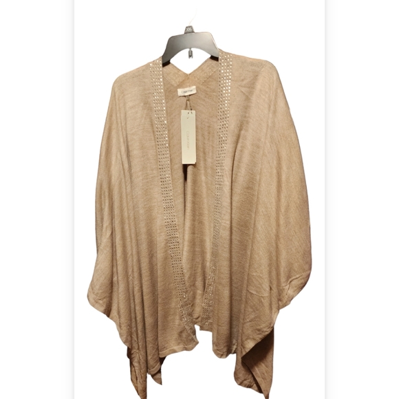 Calvin Klein | Accessories | Calvin Klein Sz Tan Wrap | Poshmark